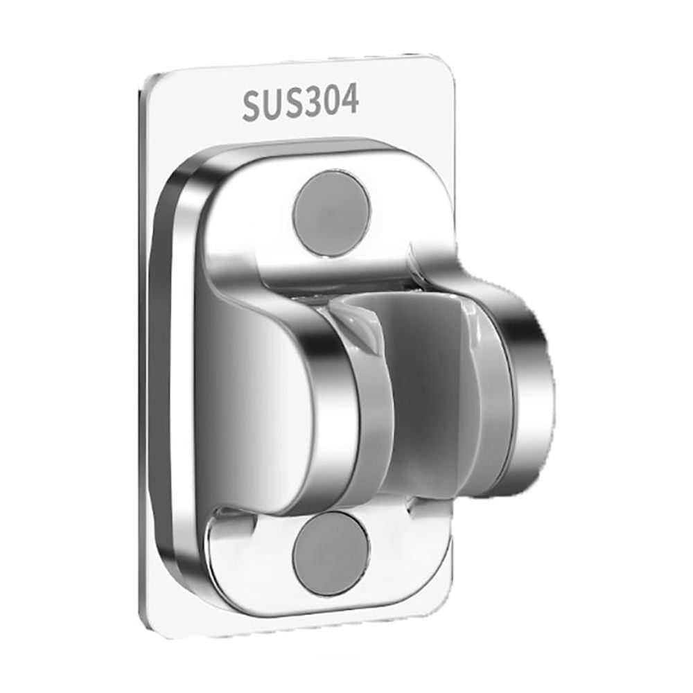 Strong Adhesive Waterproof Shower Head Support, Wall Mount Adjustable ...