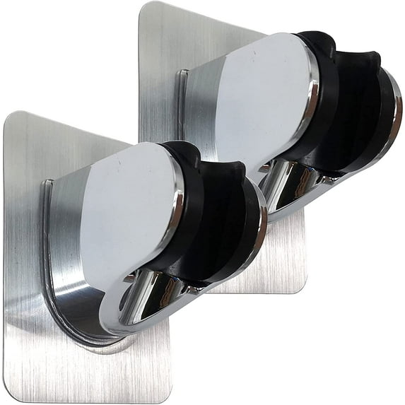 Strong Adhesive and Waterproof Shower Head Holder, Adjustable Handheld ...