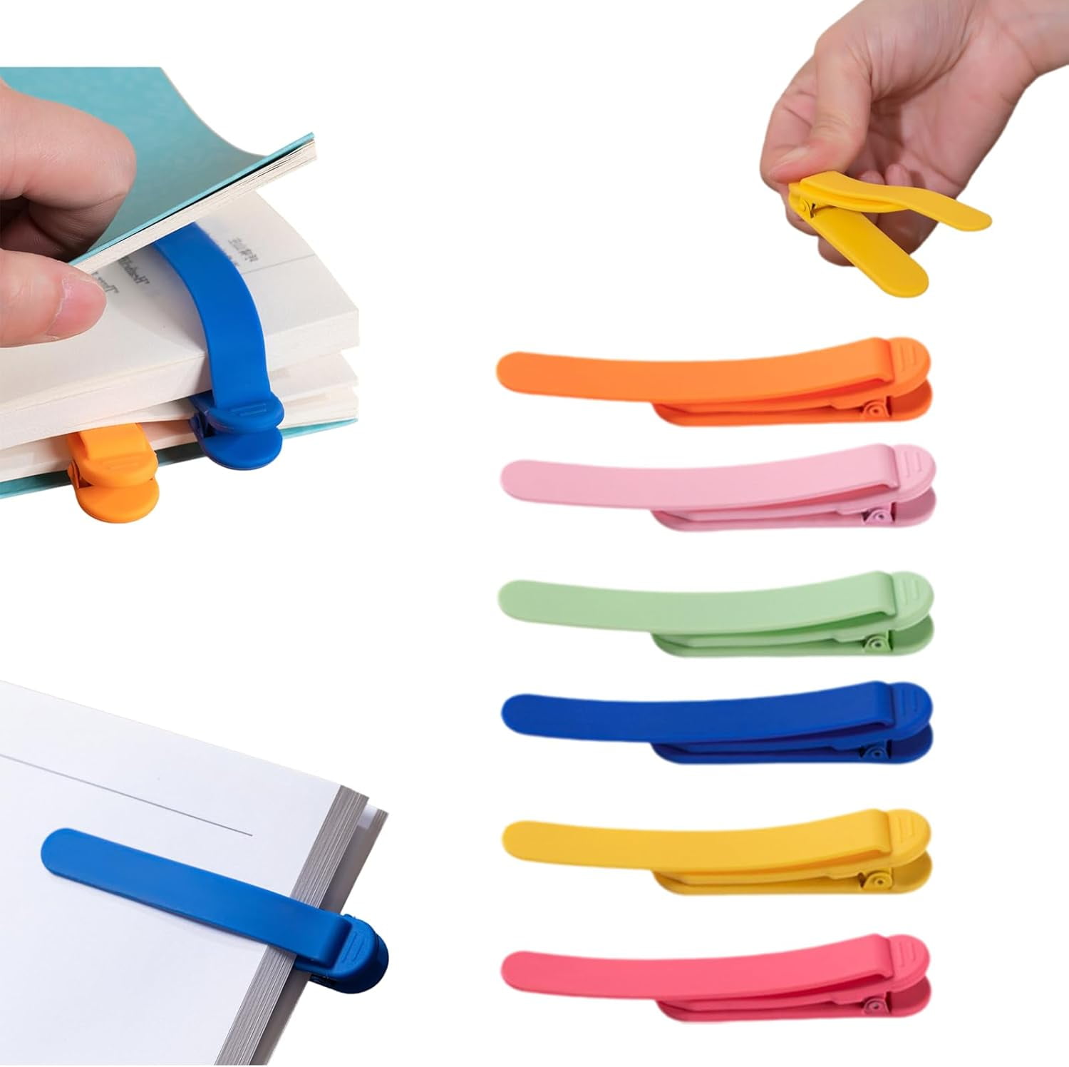 Strong Adsorption Ready to Read Silicone Bookmarks, Automatic Bookmark ...
