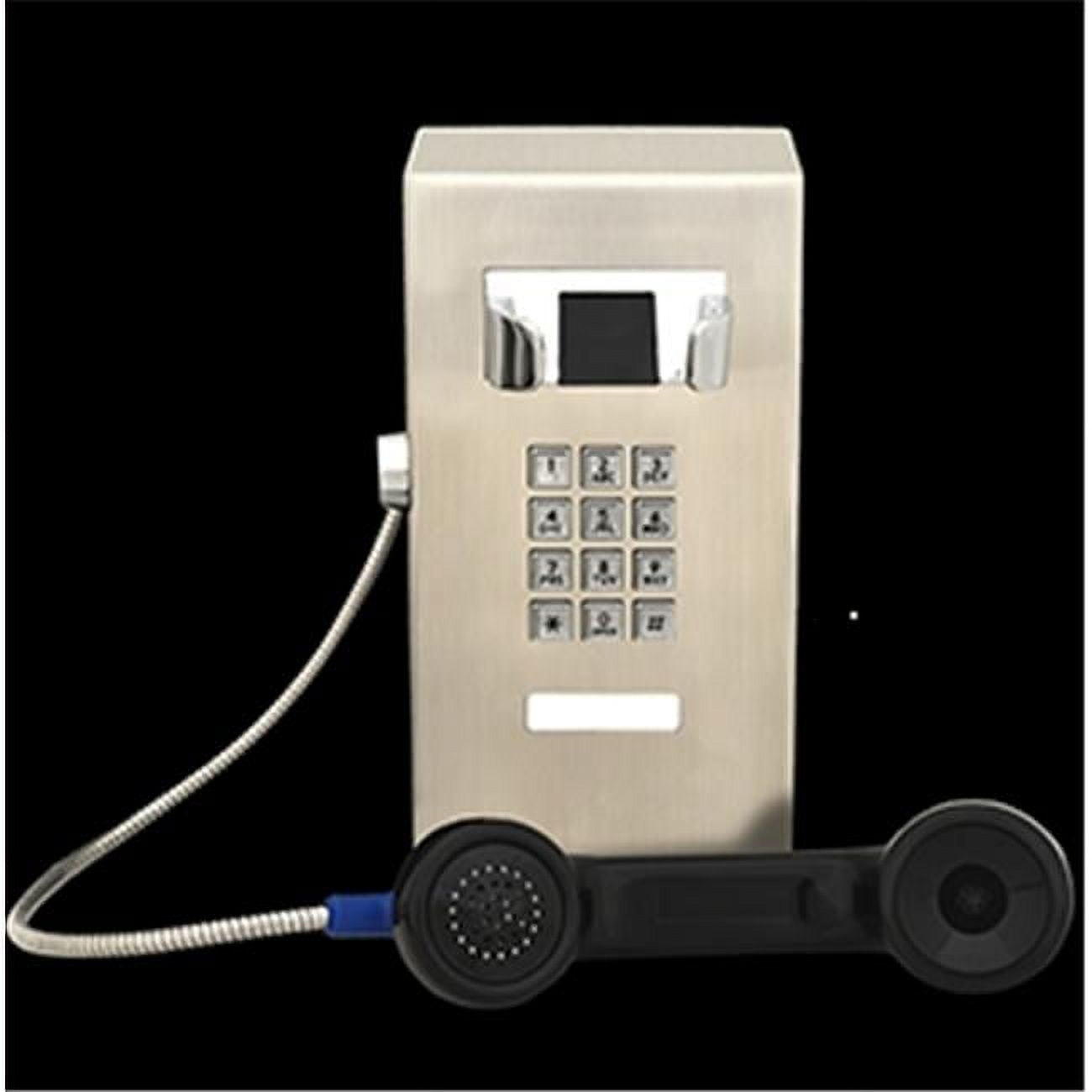 Strong And Compact Small Stainless Steel Surface Mount Wall Telephone ...