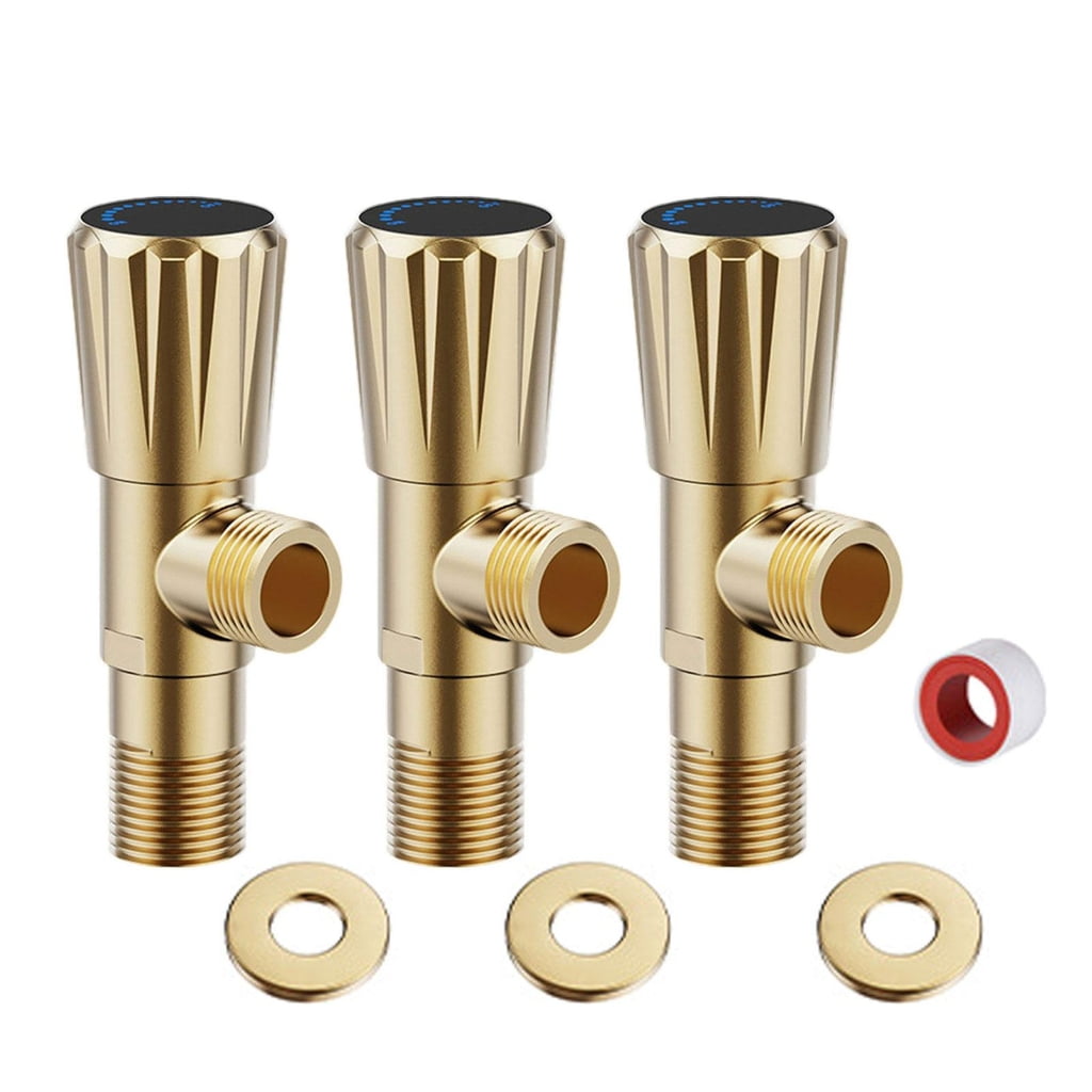 Strong Bathroom Angle Valves Steel Valves for Hot Cold Water Systems ...