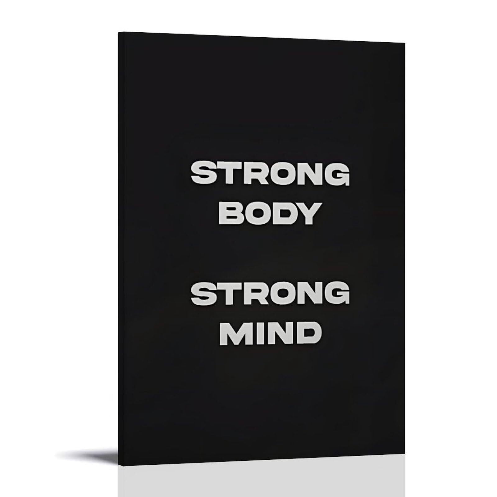 Strong Body Strong Mind Print Posters Inspiring Quotes Gym Office Home ...