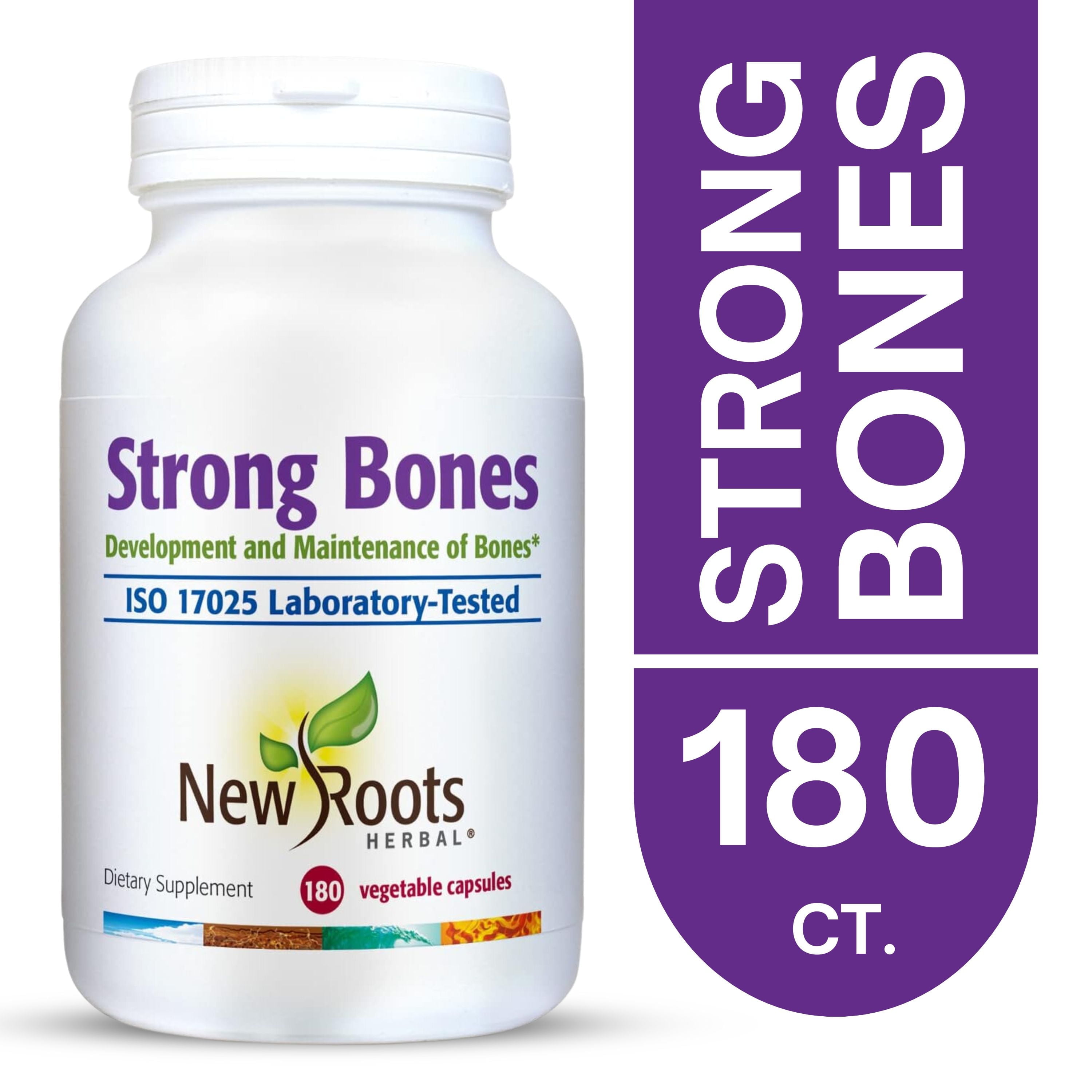 Strong Bones Supplement with Calcium, Vitamin D3 & Bioavailable K2 ...