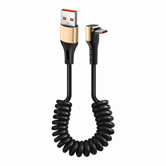Strong Built USB to Type C Power Cable with Flexible Spring Structure ...