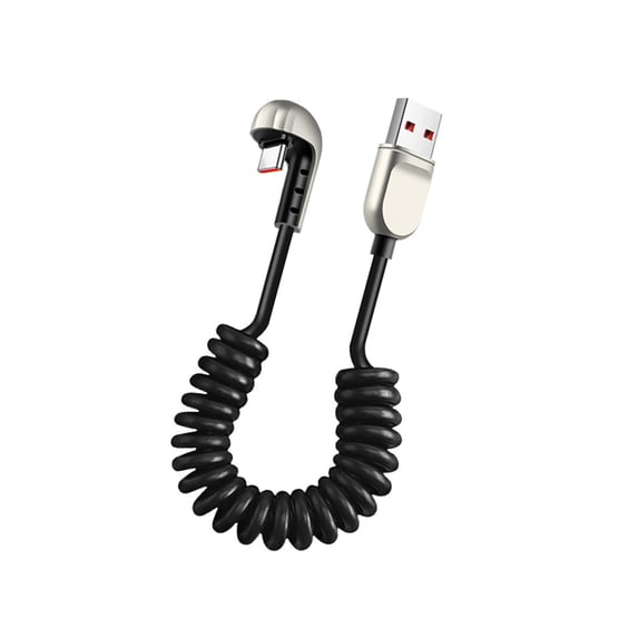 Strong Built USB to Type C Power Cable with Flexible Spring Structure ...