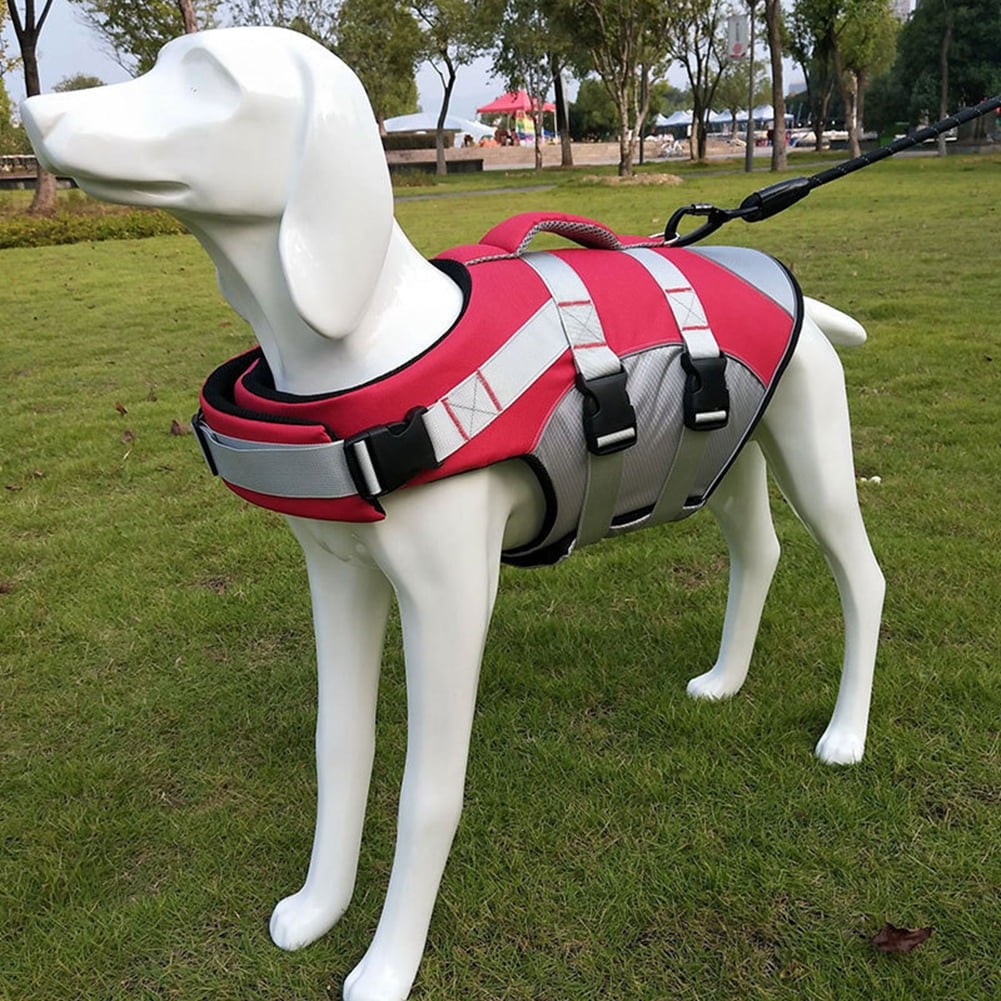 Strong Buoyancy Dog Swim Vest High Reflective Pull Handle To Prevent ...