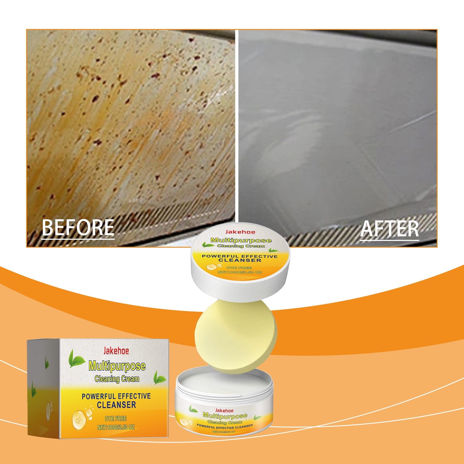 Strong Cleaning Paste To Stains Oil Stains Polished Multi-purpose ...
