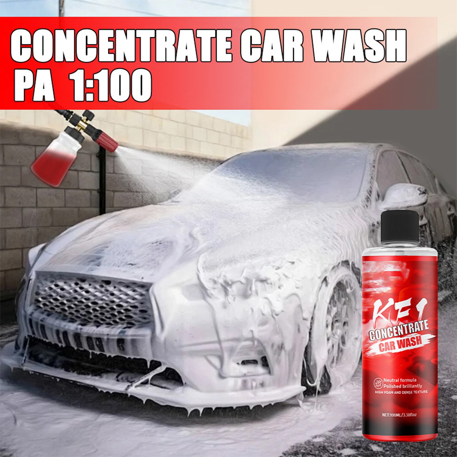 Strong Decontamination Concentrated High Foam Car Wash Car Wash Water ...