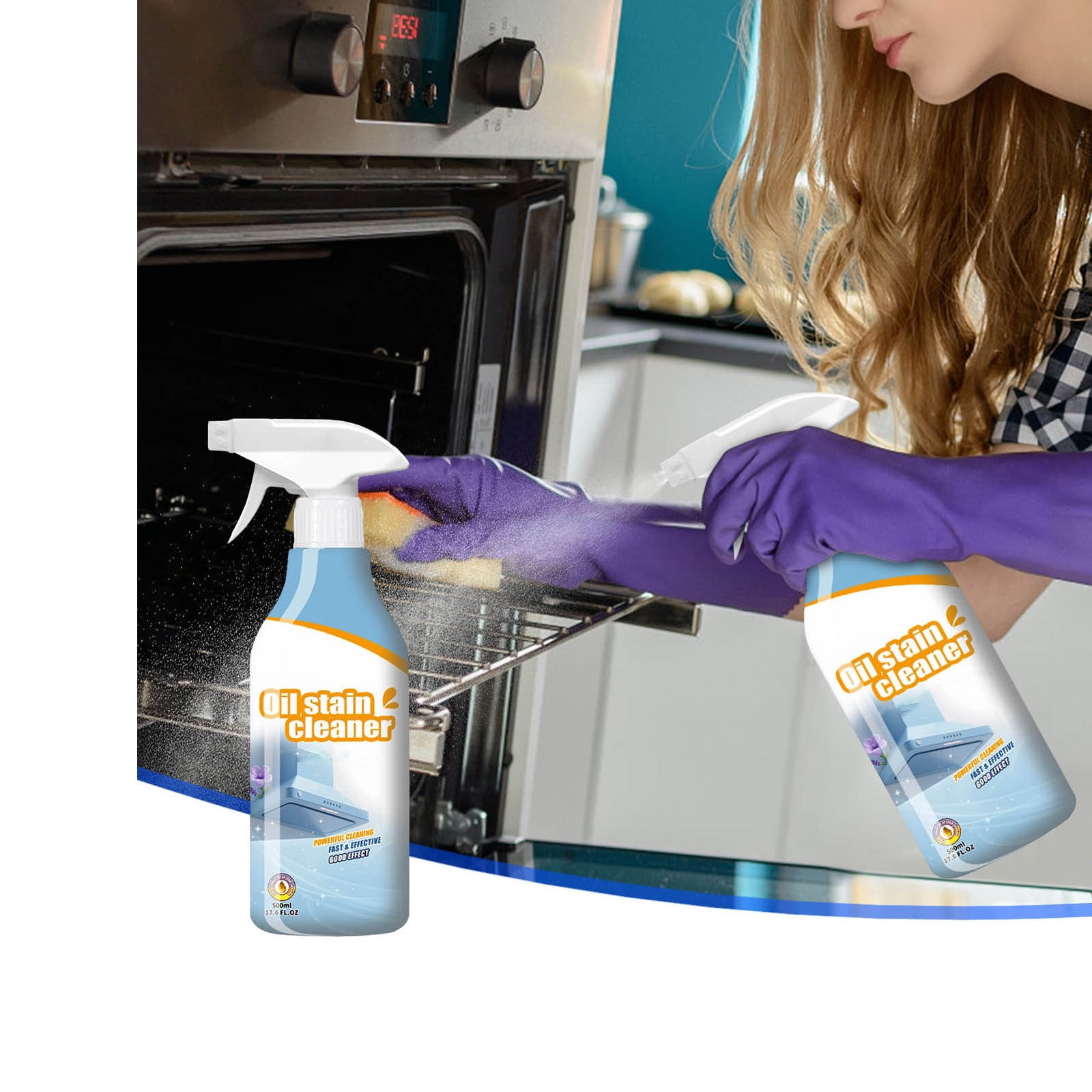 Strong Degreasing Agent, Heavy Oil Stain Remover for Kitchen Range ...