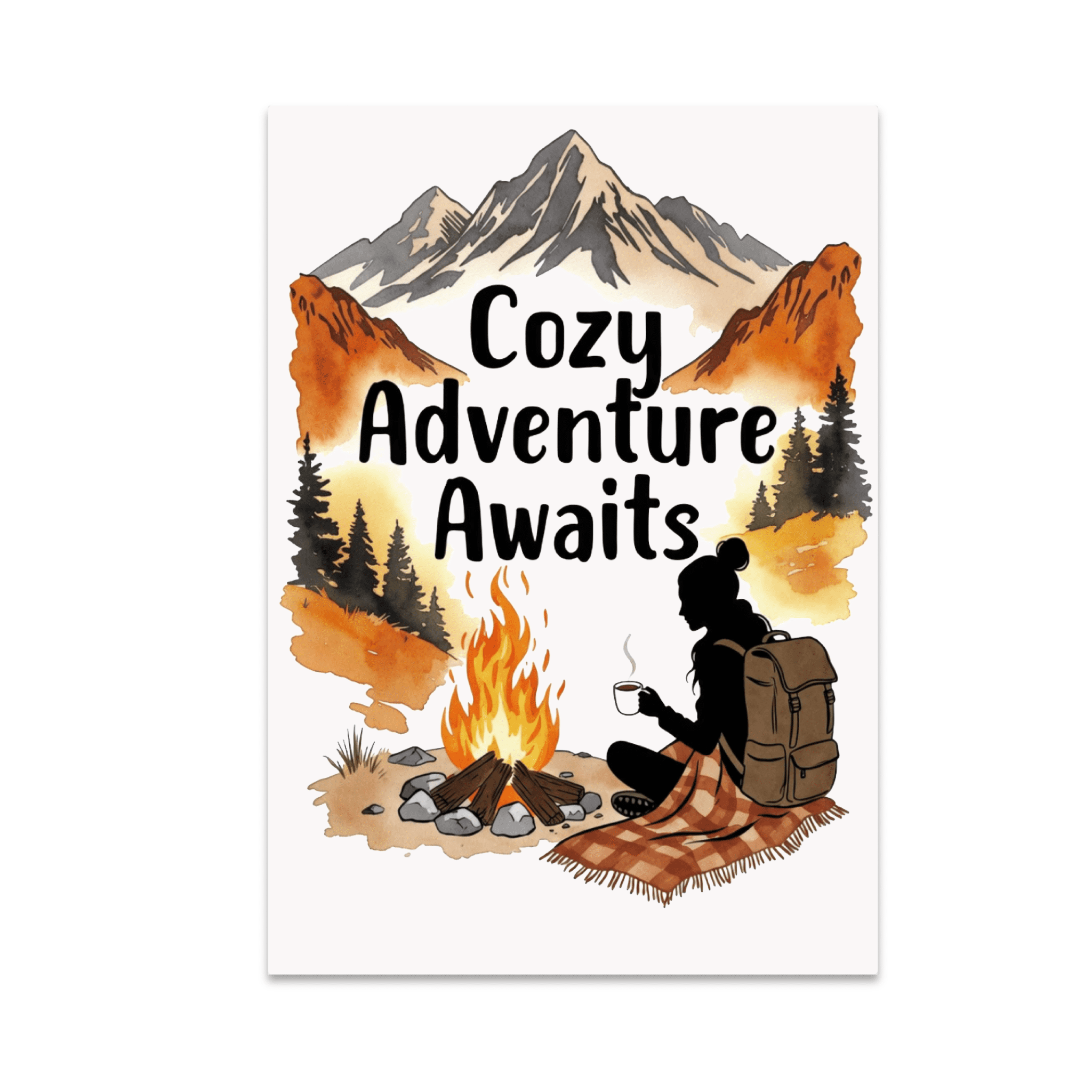 Strong Female Adventurer Poster Print - Travel Enthusiast - 13x19 ...