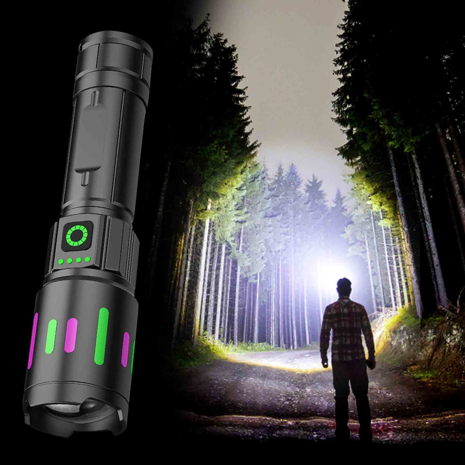 Strong Flashlight Outdoor Household Rechargeable Small Portable Long ...