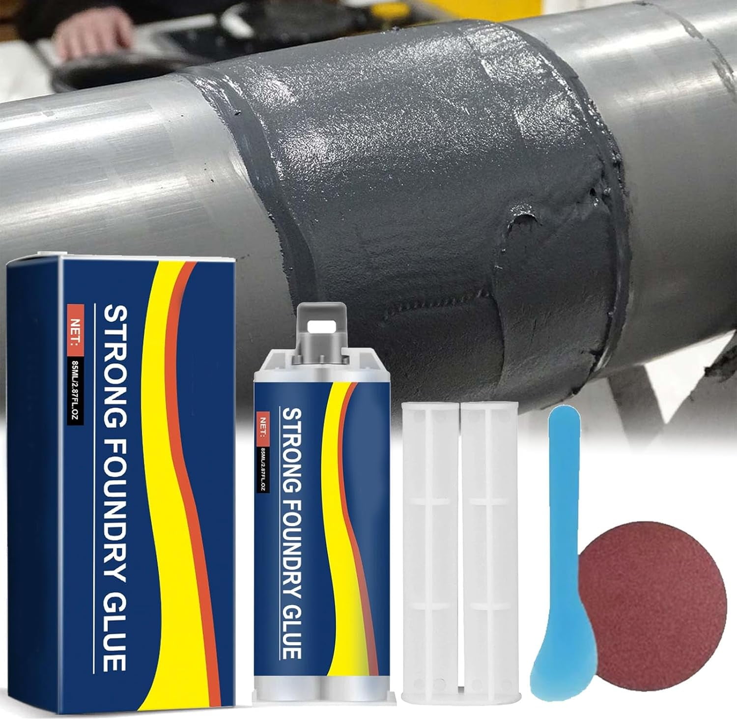 Strong Foundry Glue 85ml – High-Temperature Metal Repair Epoxy for Iron ...