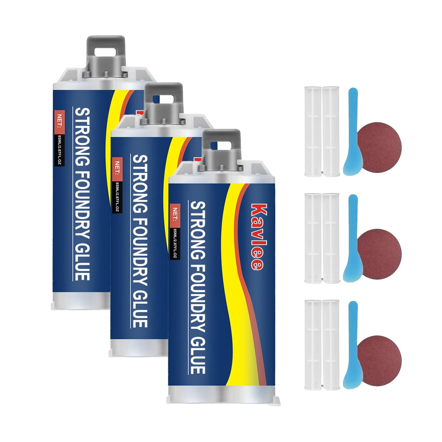 Strong Foundry Industrial Epoxy Resin Glue Fast Curing Adhesive Kit – 2 ...