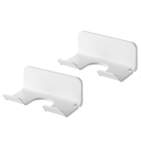 Strong Grip Hair Dryer Stand Plastic No Hole Installation Quick Setup ...