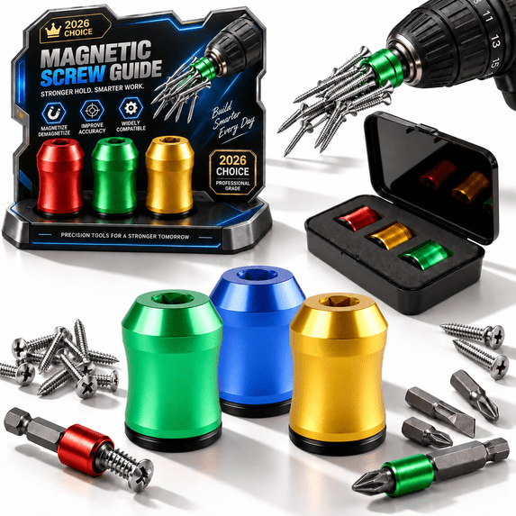 Strong-Grip Screwdriver Magnetizer and Demagnetizer Tool Set, Drill Bit ...