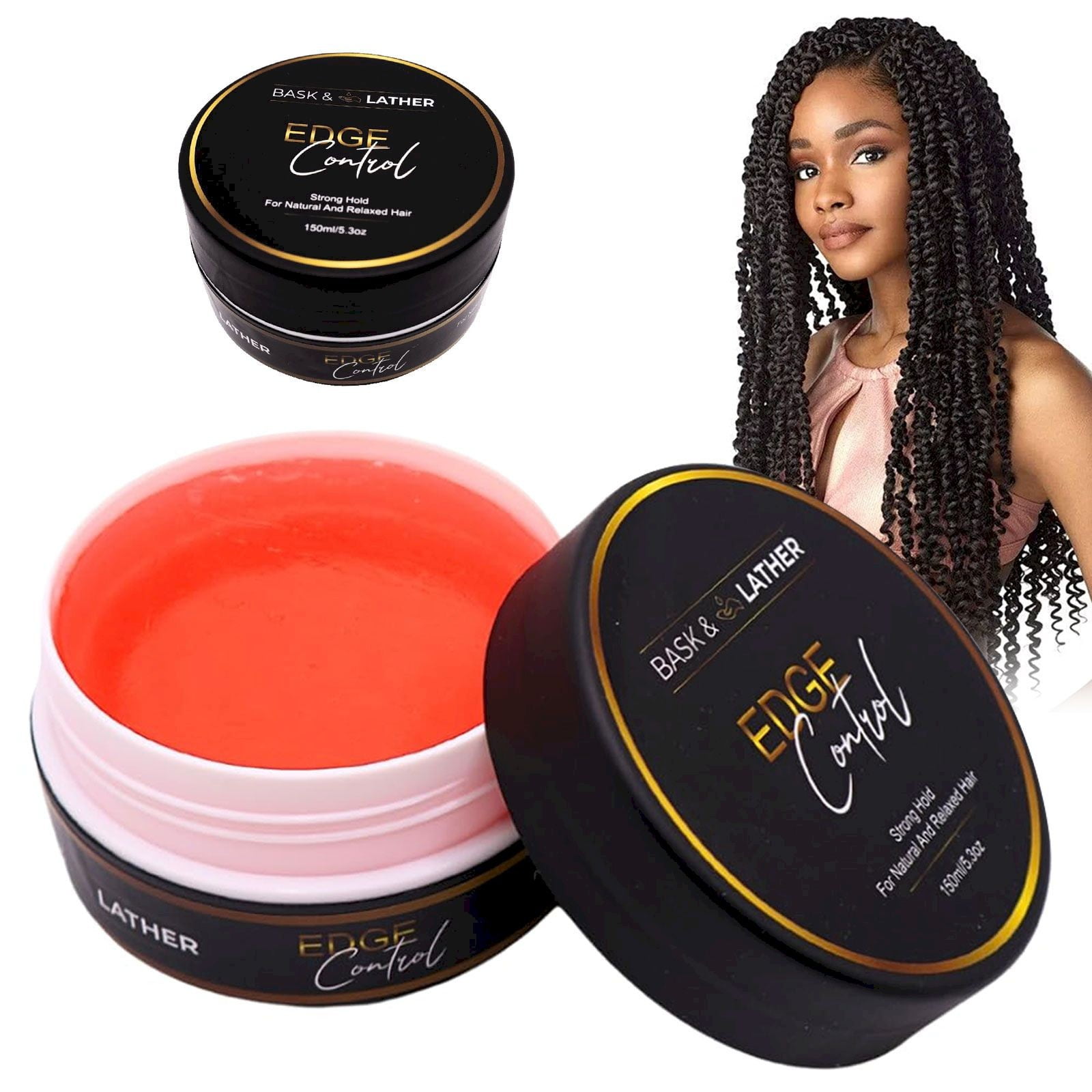 Strong Hold Edge Control Gel Hair Gel Strong Hold Thick Edges Styling ...