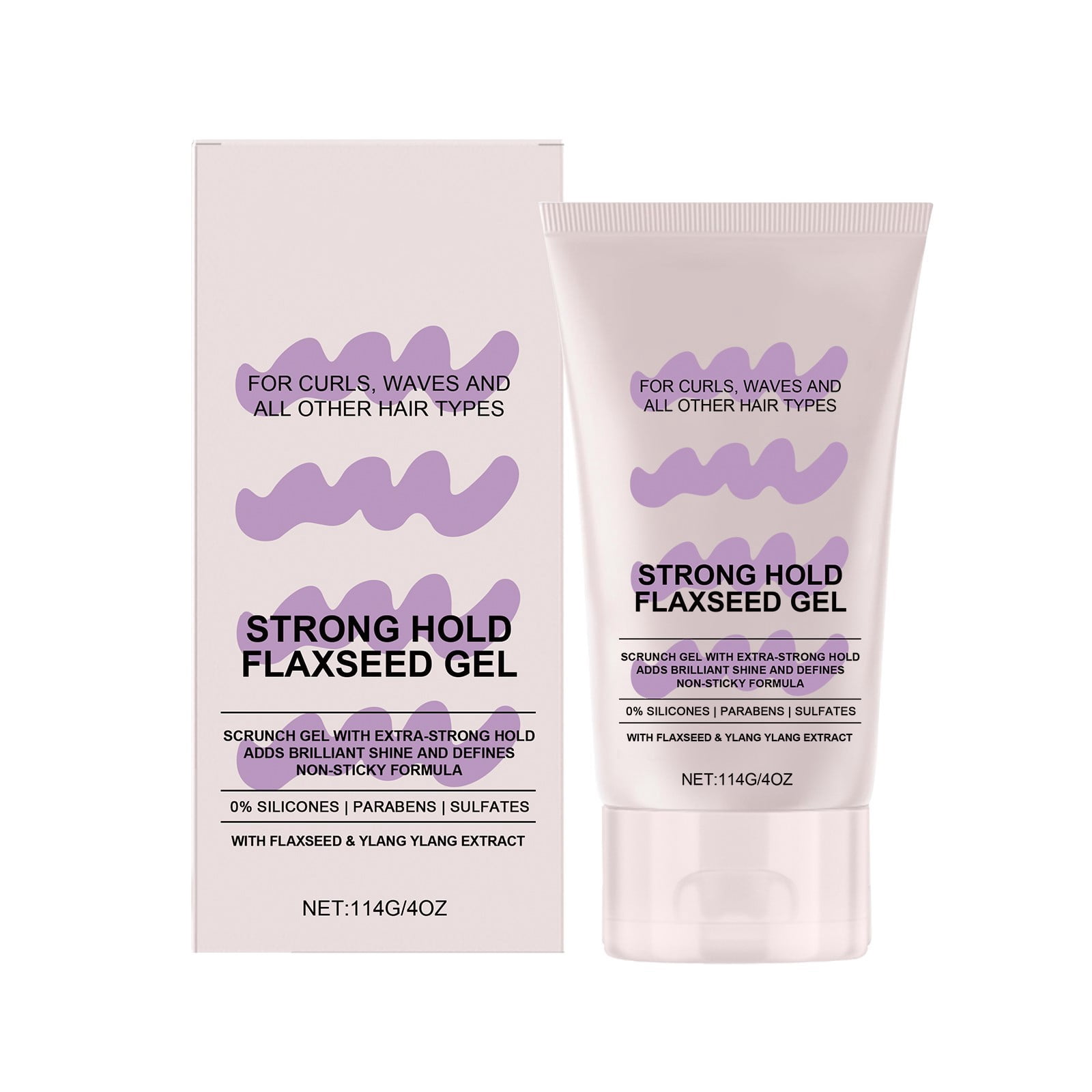 Strong Hold Flaxseed Gel Extra Strong Scrunch Gel For Defined Curls ...