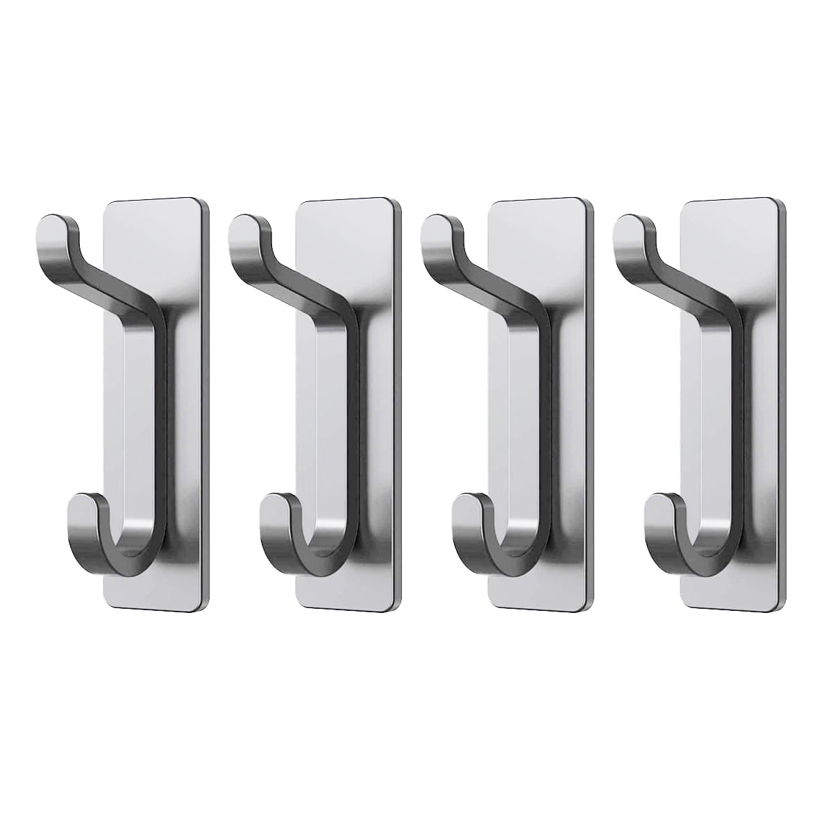 Rawiri Strong Hold for Towels, Coats, Robes & Keys, Reusable with Extra Adhesive Stainless Steel ...