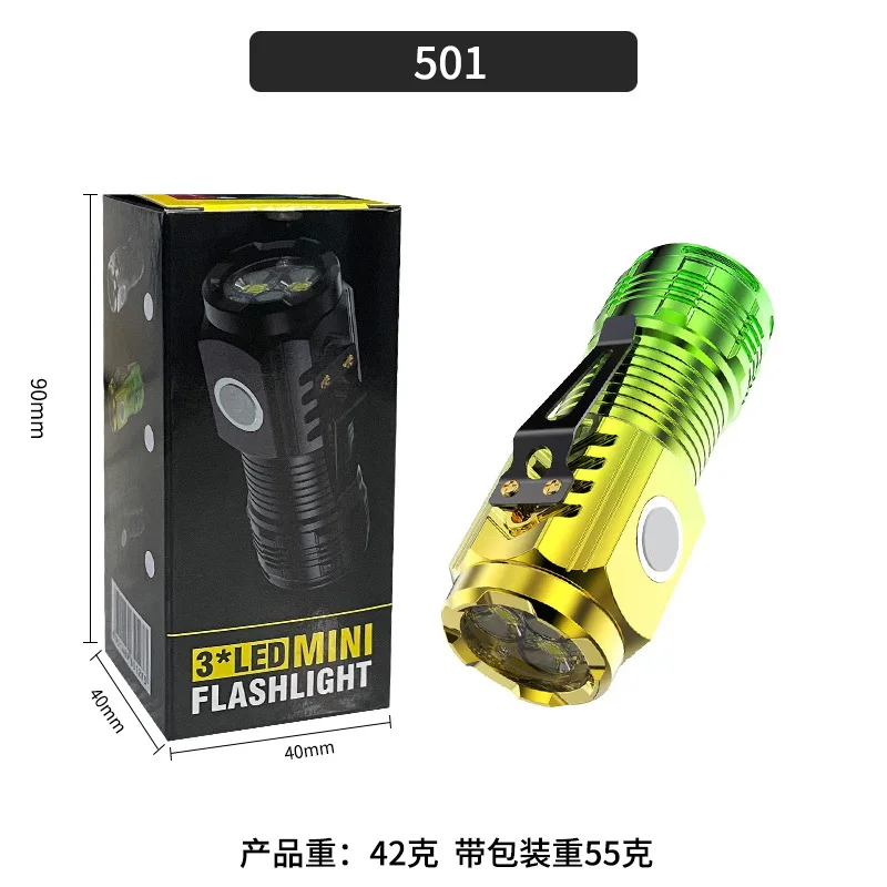Strong Light Flashlight Cross-Border OutdoorLEDPortable and ...