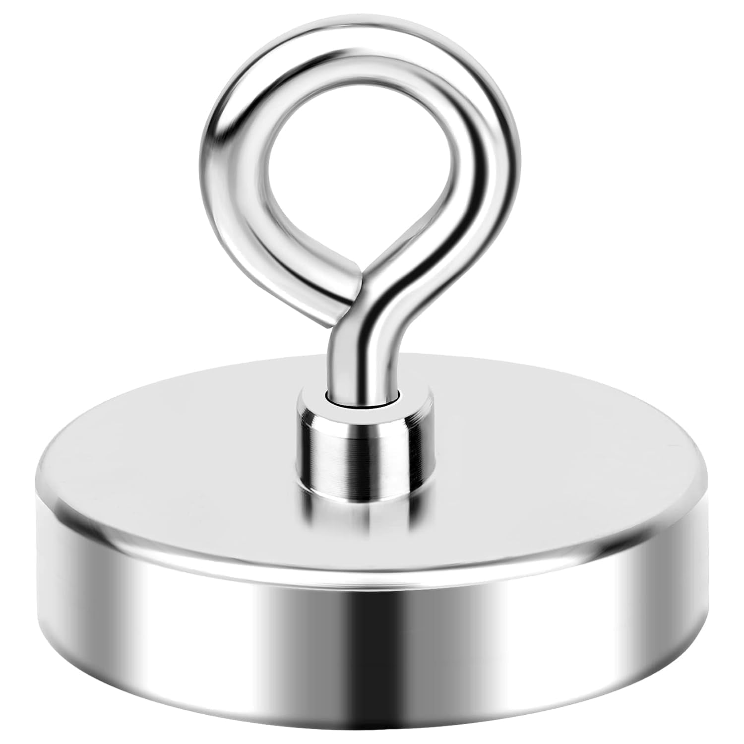 Strong Magnet, 350 LBS Fishing Magnet 2 Inch Neodymium Rare Earth ...