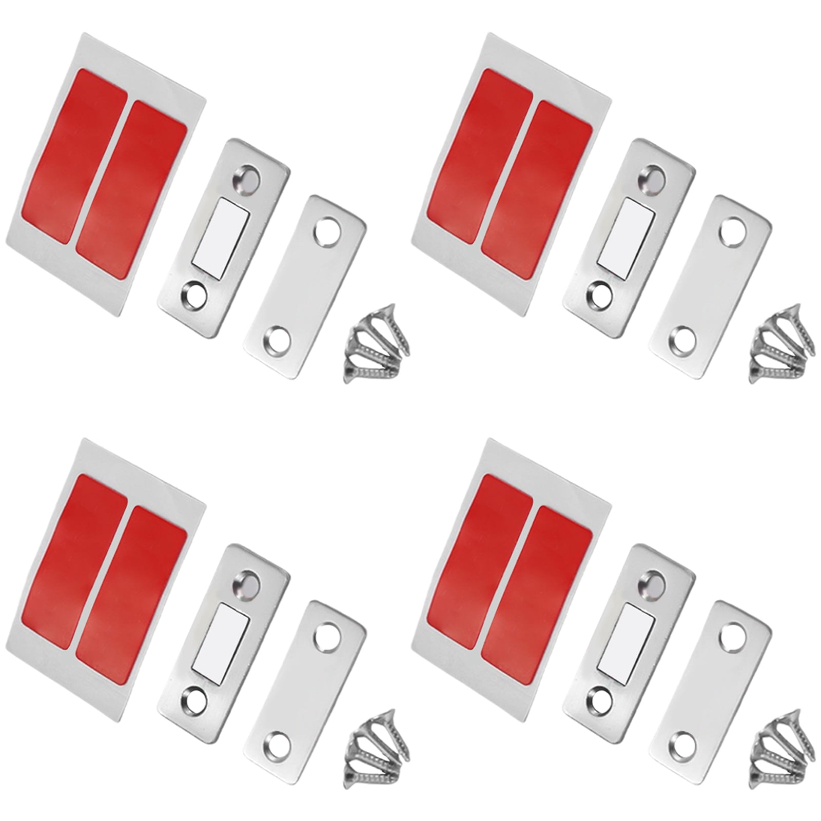 Strong Magnet Door Close set 4 set Thin Magnet Door Catch Latches with ...