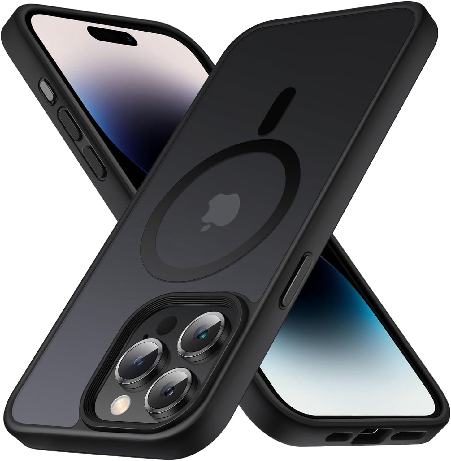 Strong Magnetic Case for iPhone 15 Pro [Compatibilty with MagSafe ...