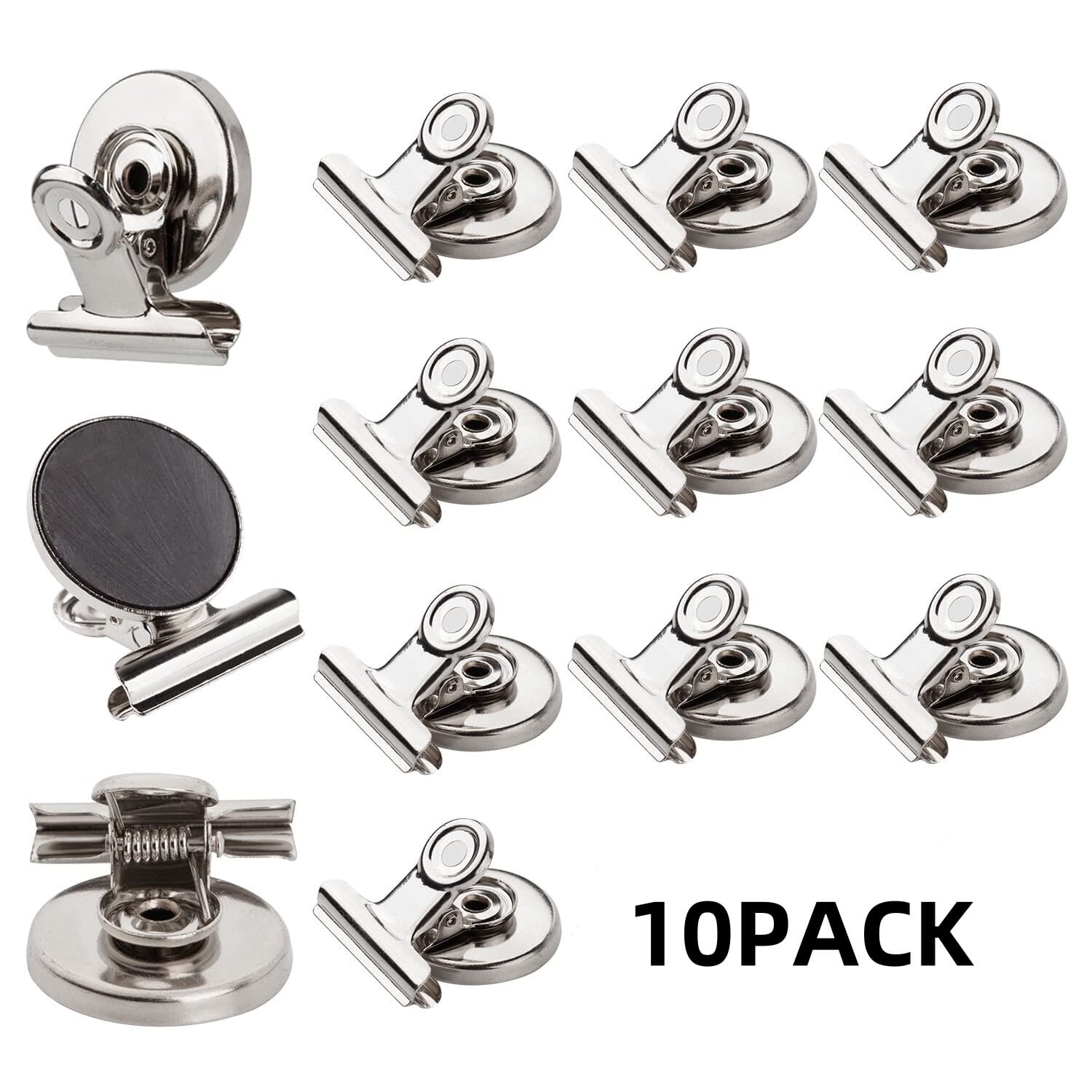 Strong Magnetic Clips - Heavy Duty Refrigerator Magnet Clips - 31mm ...