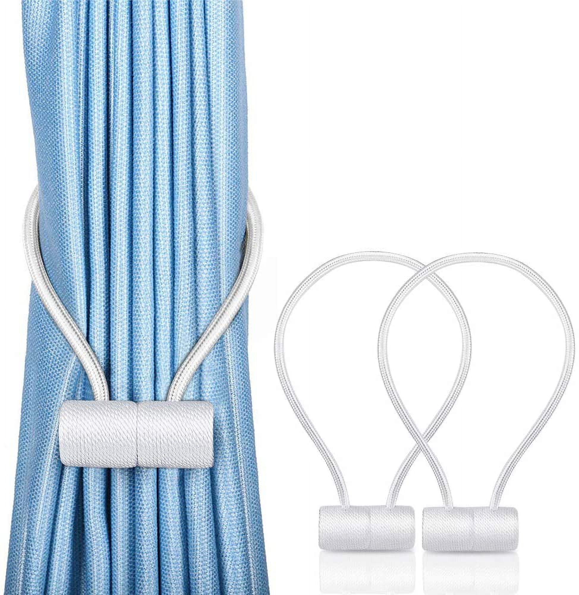 Strong Magnetic Curtain Tiebacks,2 Pack Curtain Holdbacks Convenient ...