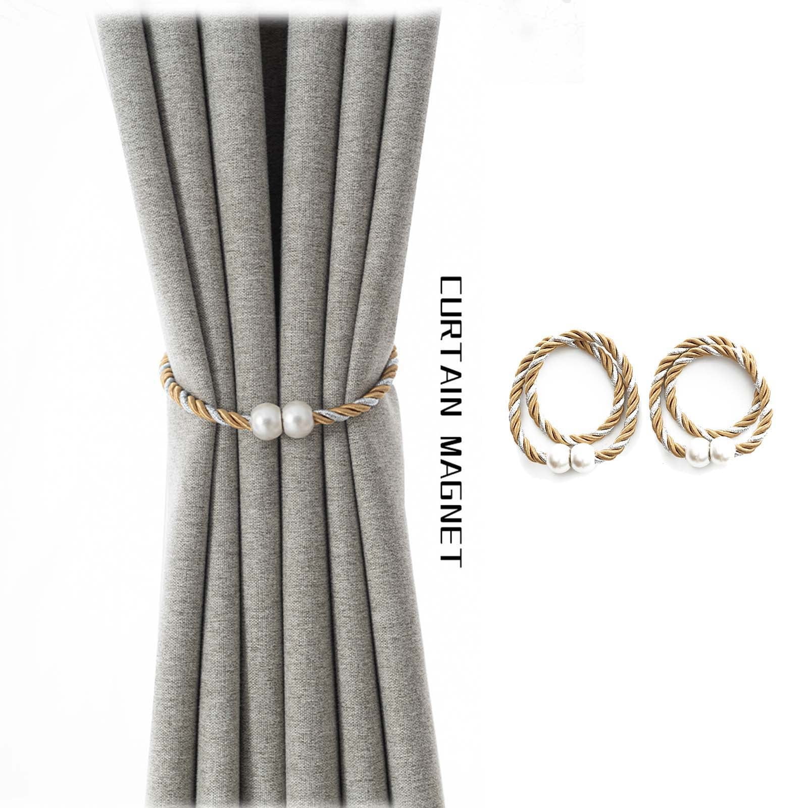 Strong Magnetic Curtain Tiebacks Modern Simple Style Drape Tie Backs ...