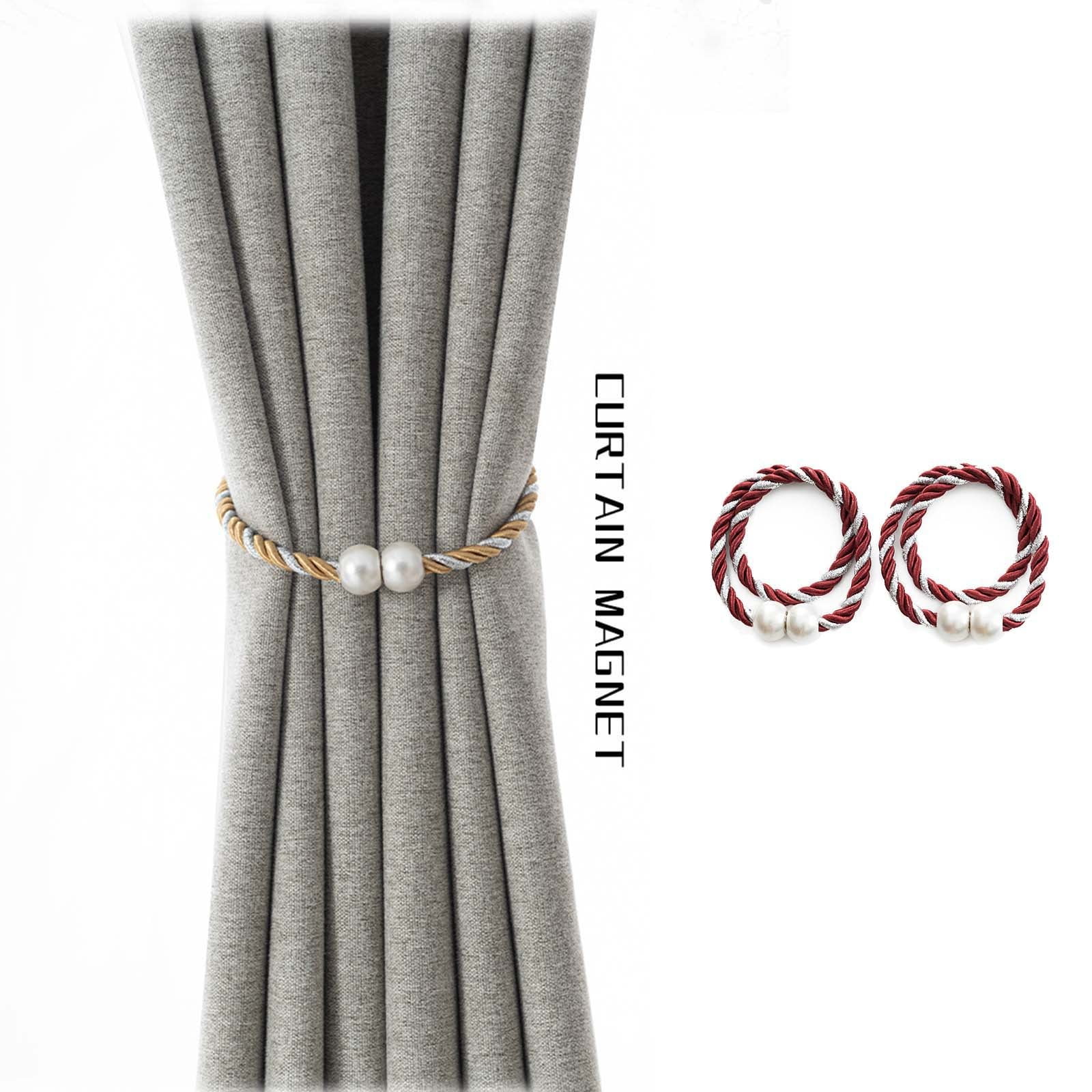 Strong Magnetic Curtain Tiebacks Modern Simple Style Drape Tie Backs ...
