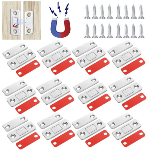 Strong Magnetic Door Closer Cabinet Catch Latch Cupboard Ultra Thin ...