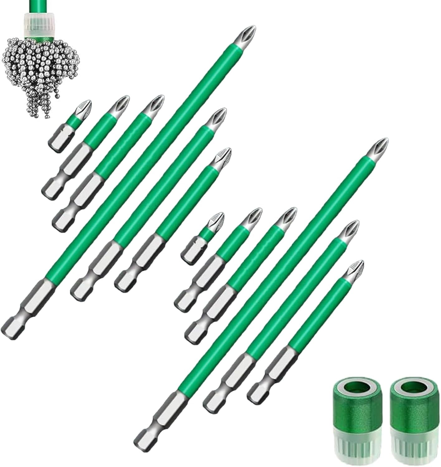 Strong Magnetic Durability Screwdriver Drill Bit Set, Anti-Slip ...