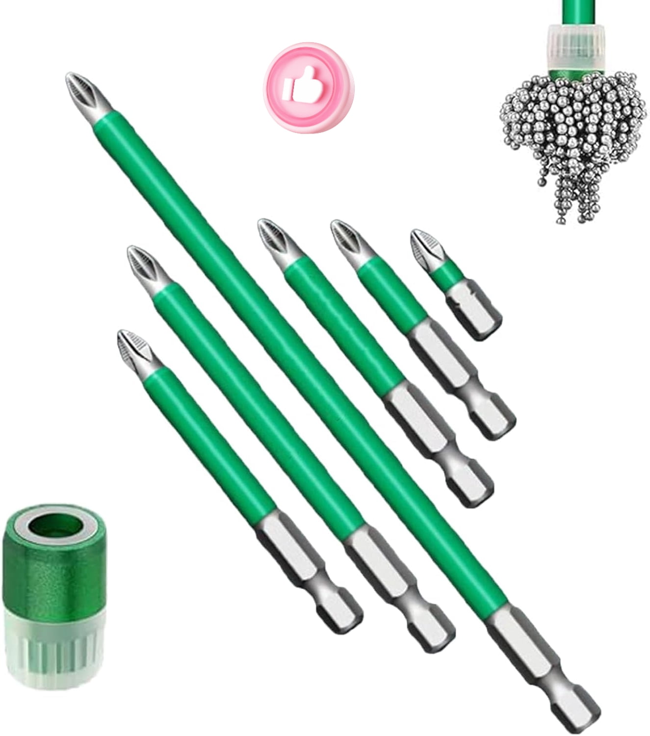 Strong Magnetic Durability Screwdriver Drill Bit Set, Anti-Slip ...