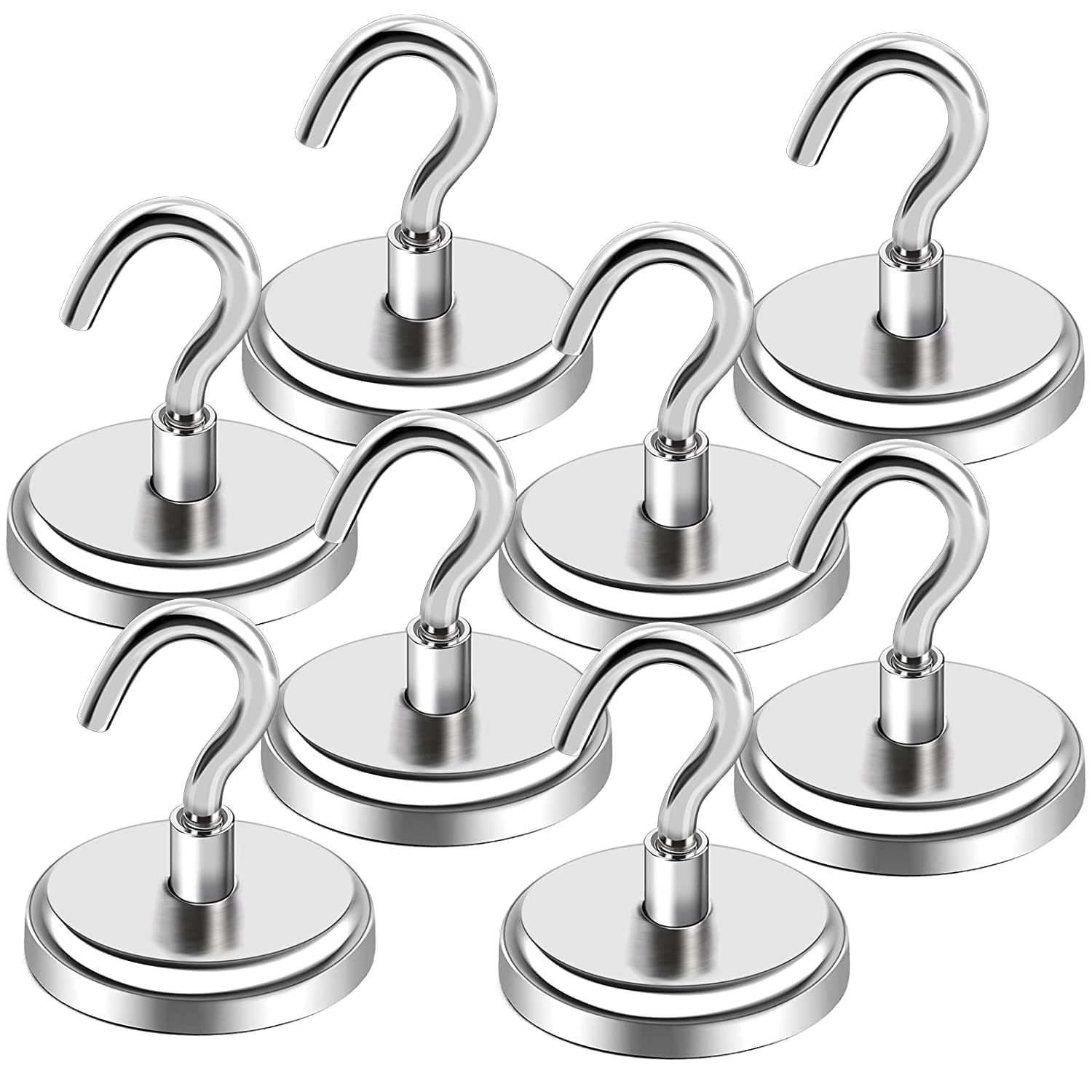 Strong Magnetic Hooks, 100 lb Magnetic Hooks Heavy Duty for Hanging ...