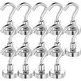 Strong Magnetic Hooks,30lbs Heavy Duty Magnet Hook,powerful Neodymium Magnet Hooks For Kitchen