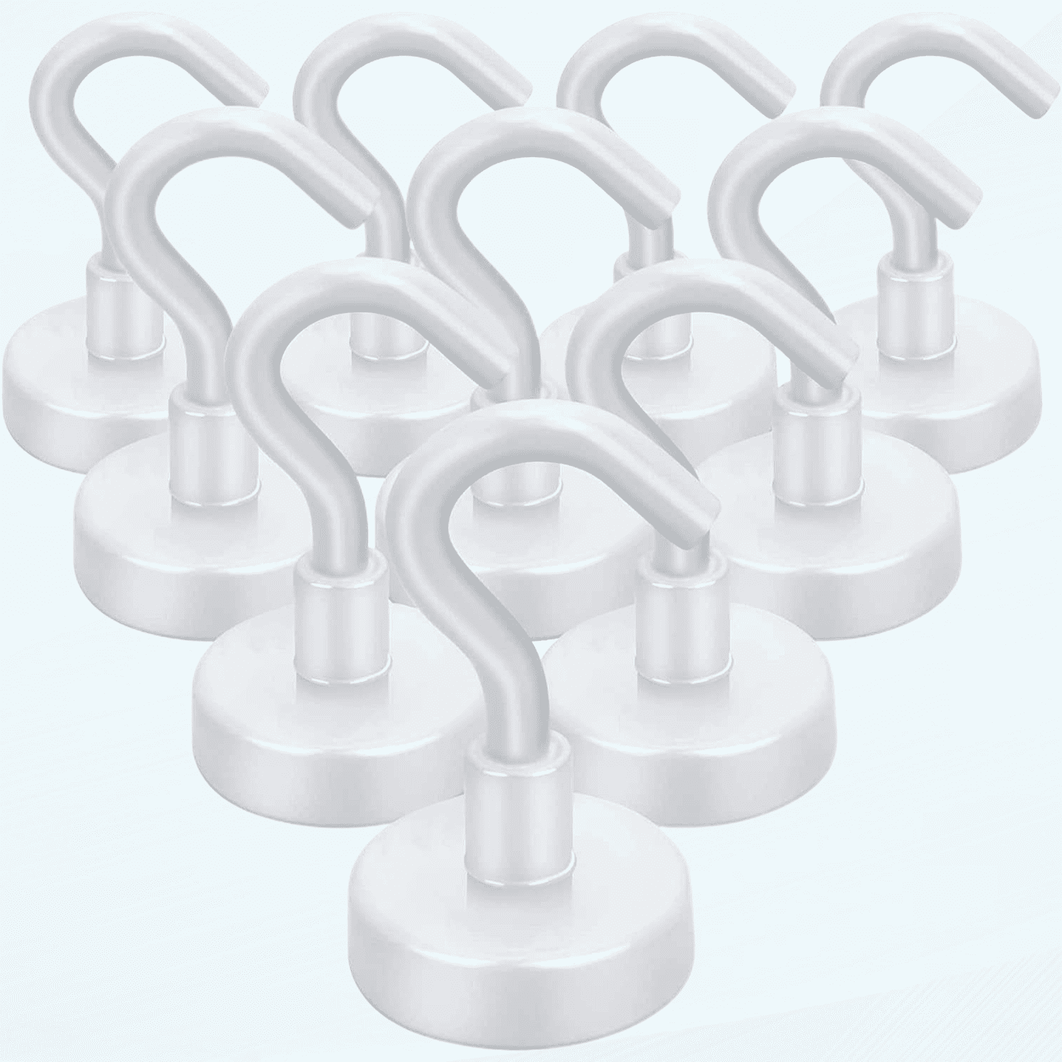 Strong Magnetic Hooks Heavy Duty, 22Lbs Rare Earth Magnets for ...