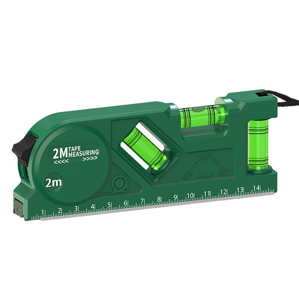 Strong Magnetic Level Ruler With 2m Tape Measure Portable Magnetic ...