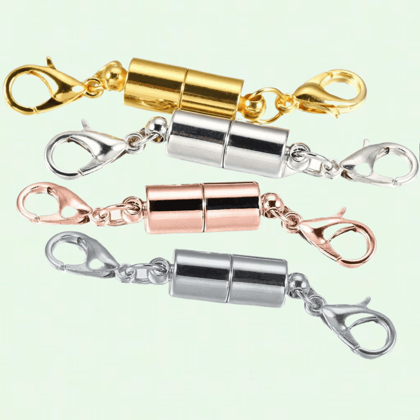 Strong Magnetic Lobster Clasp Locking Clasp - 20 Sets, 6mm Dia, for ...