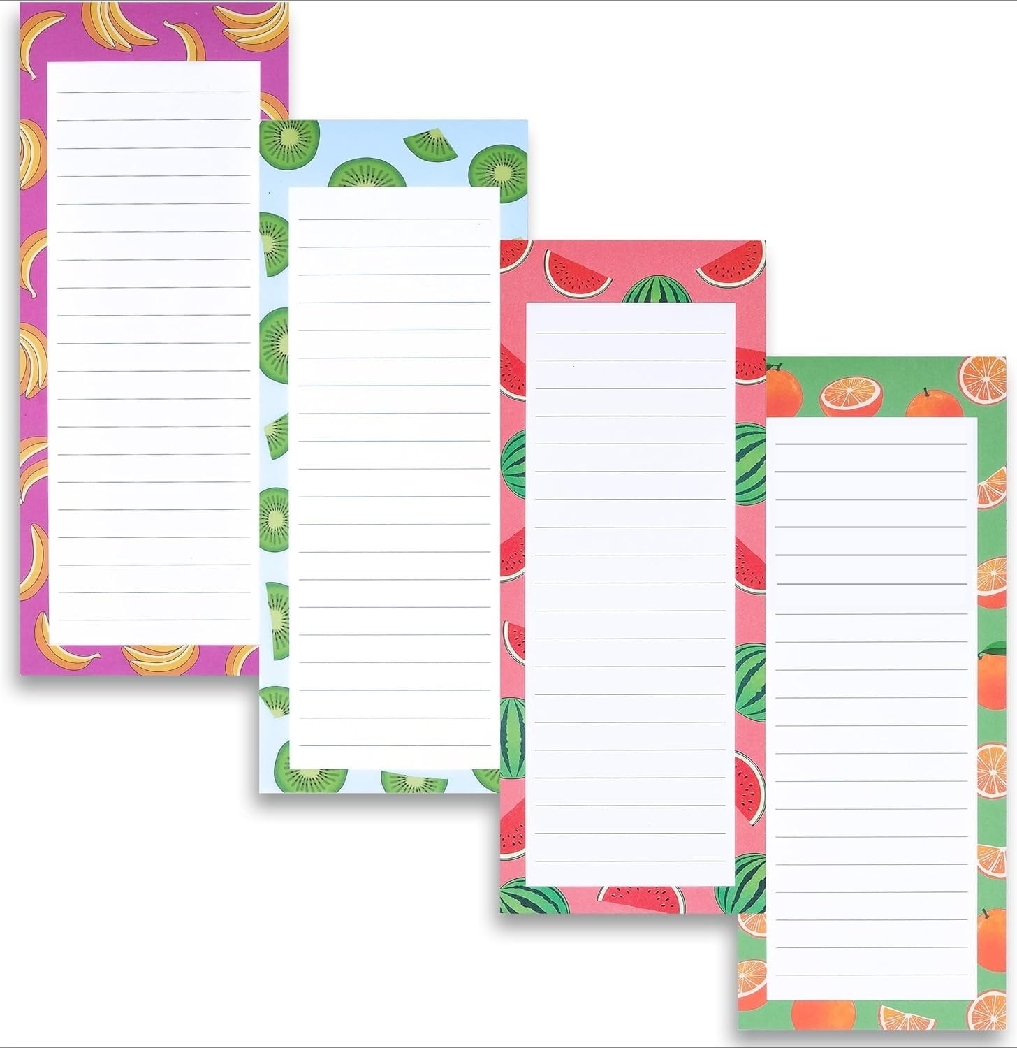 【Strong Magnetic Notepad with Fruit Patterns】Attaches to Refrigerators ...