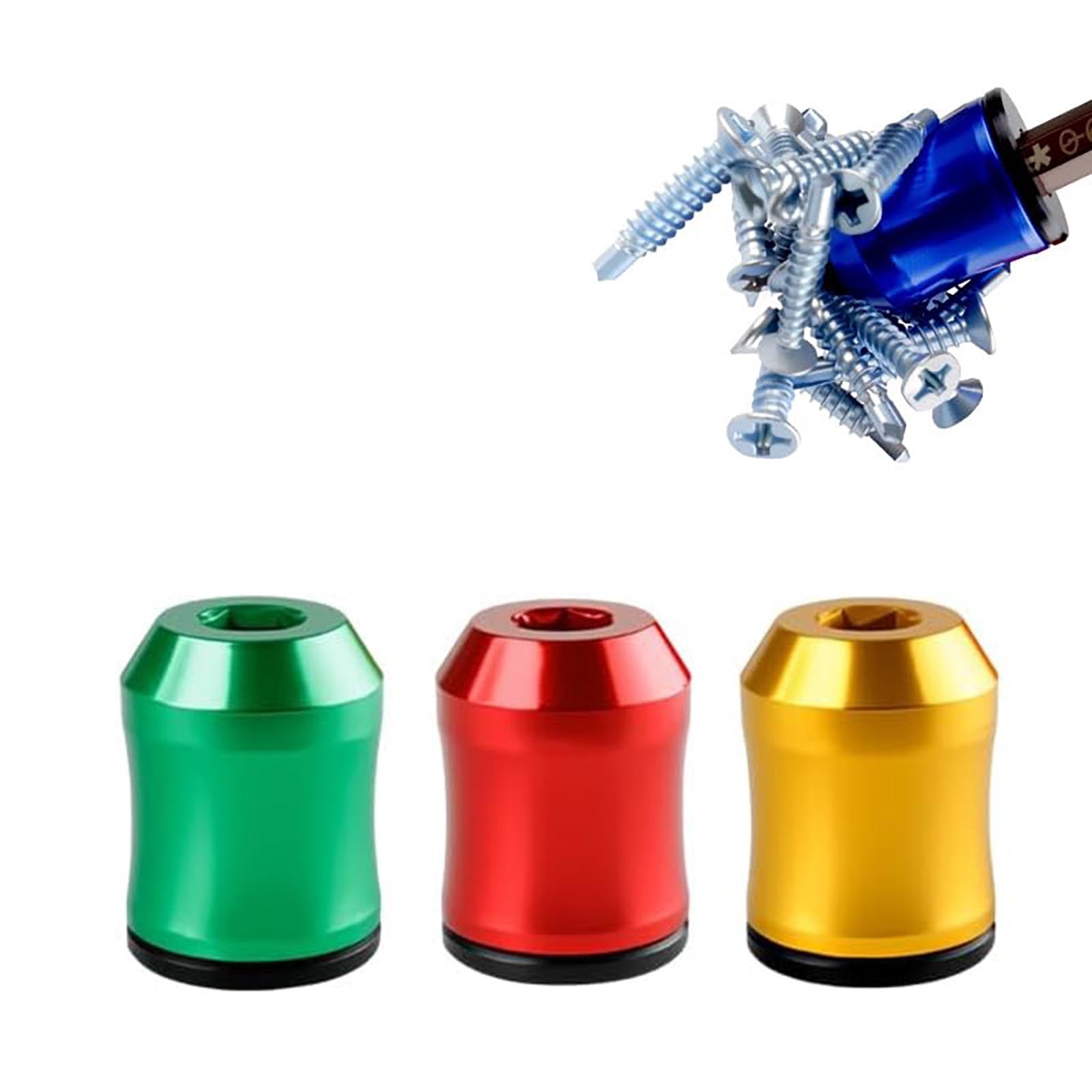 Strong Magnetic Screw Ring, 1/4 Inch Hex Magnetic Screw Holder ...