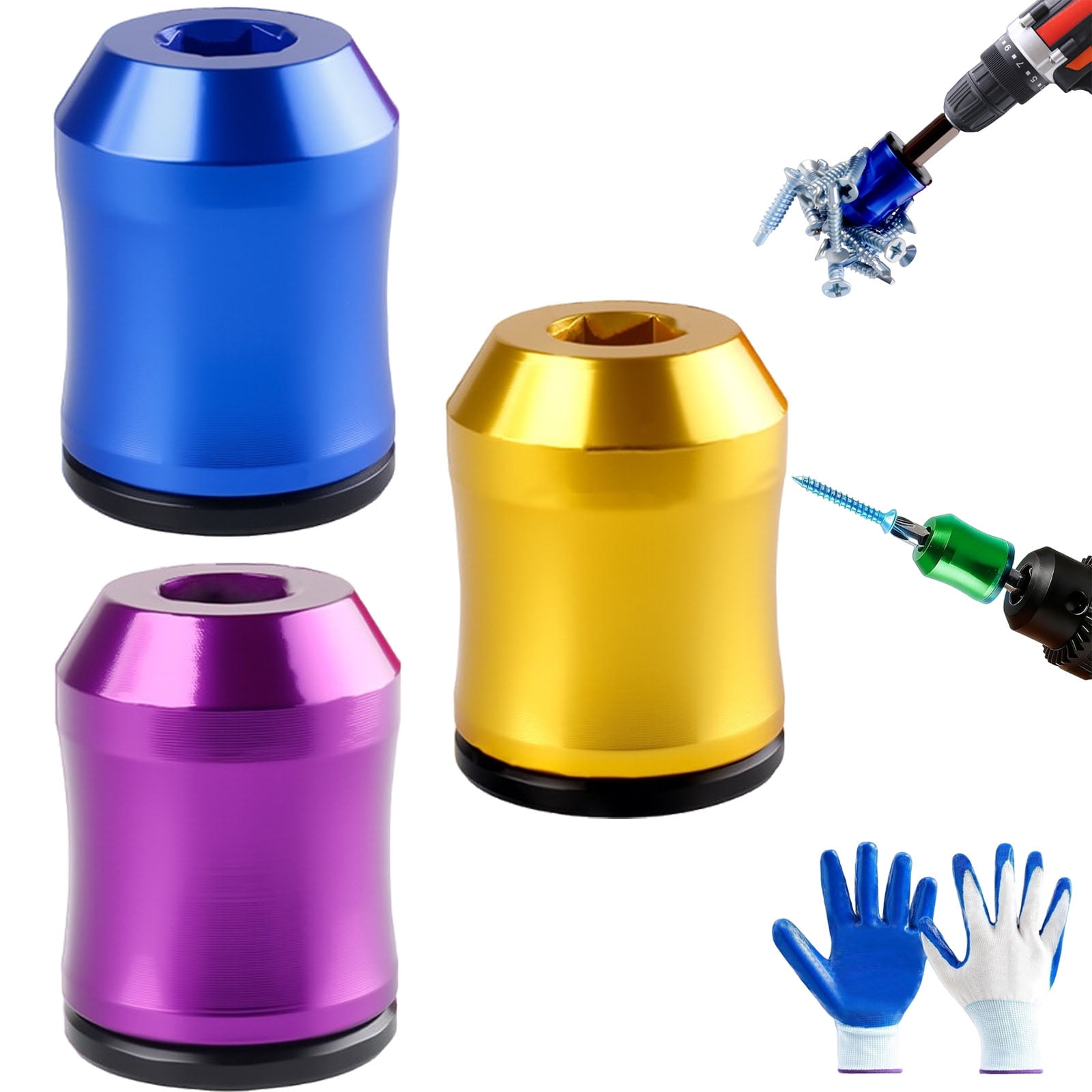 Strong Magnetic Screw Ring for Drill, Screwdriver Head Magnetic Ring ...