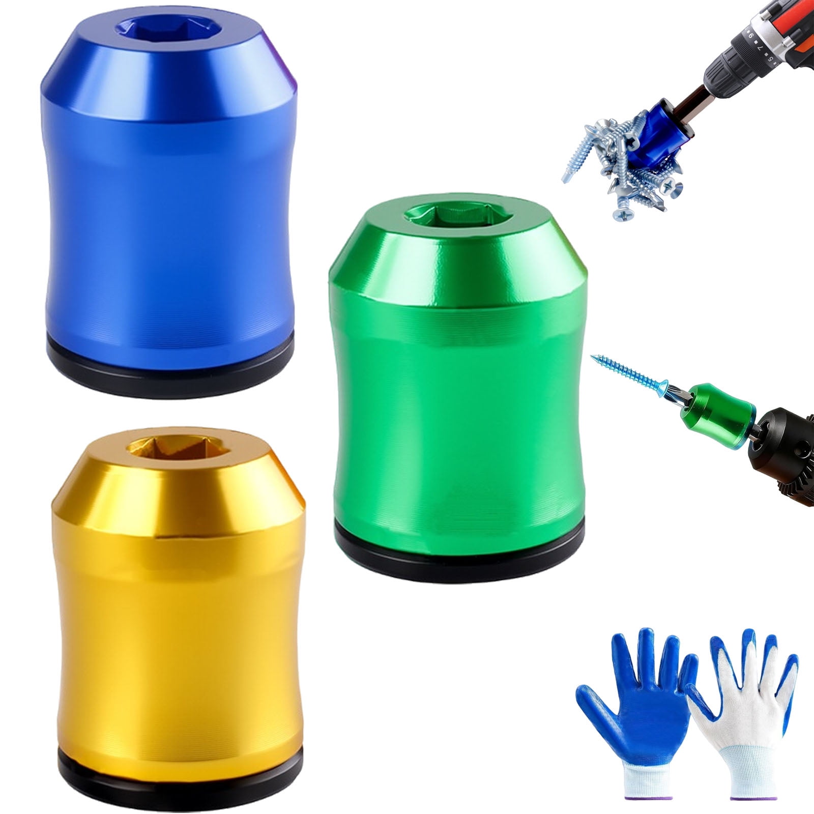 Strong Magnetic Screw Ring for Drill, Screwdriver Head Magnetic Ring ...
