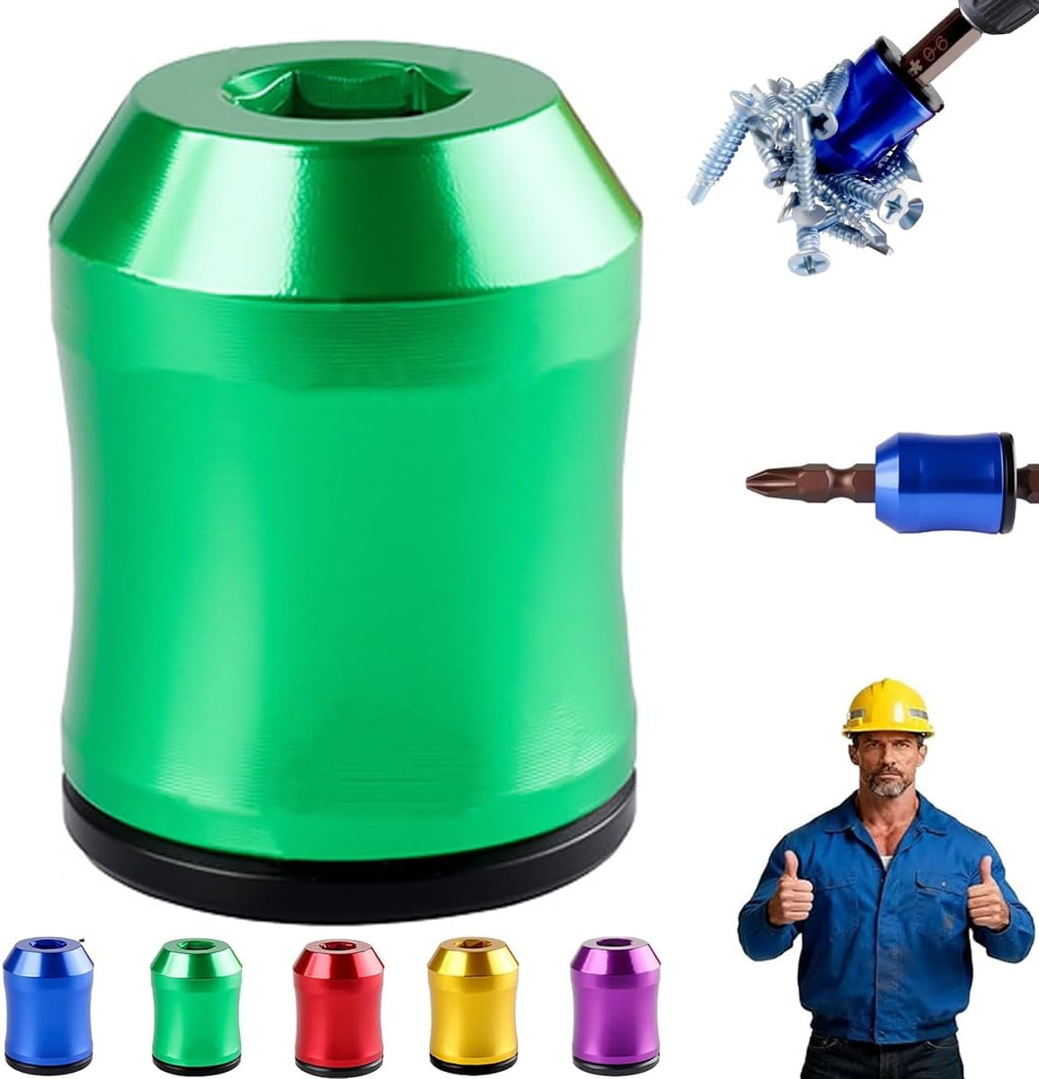 Strong Magnetic Screw Ring Set, 1/4 Inch/6.35mm Universal Magnetic ...