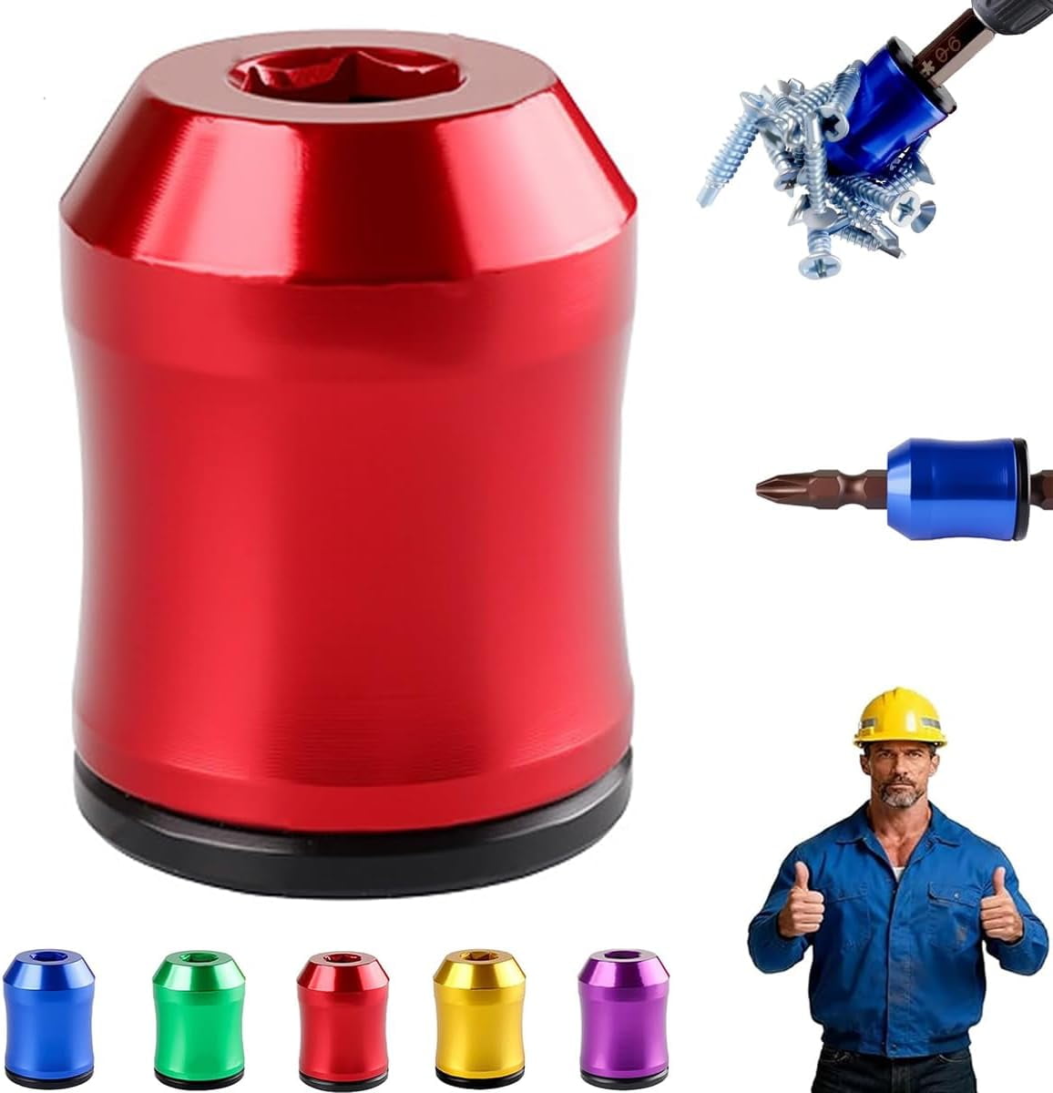 Strong Magnetic Screw Ring Set, 1/4 Inch/6.35mm Universal Magnetic ...