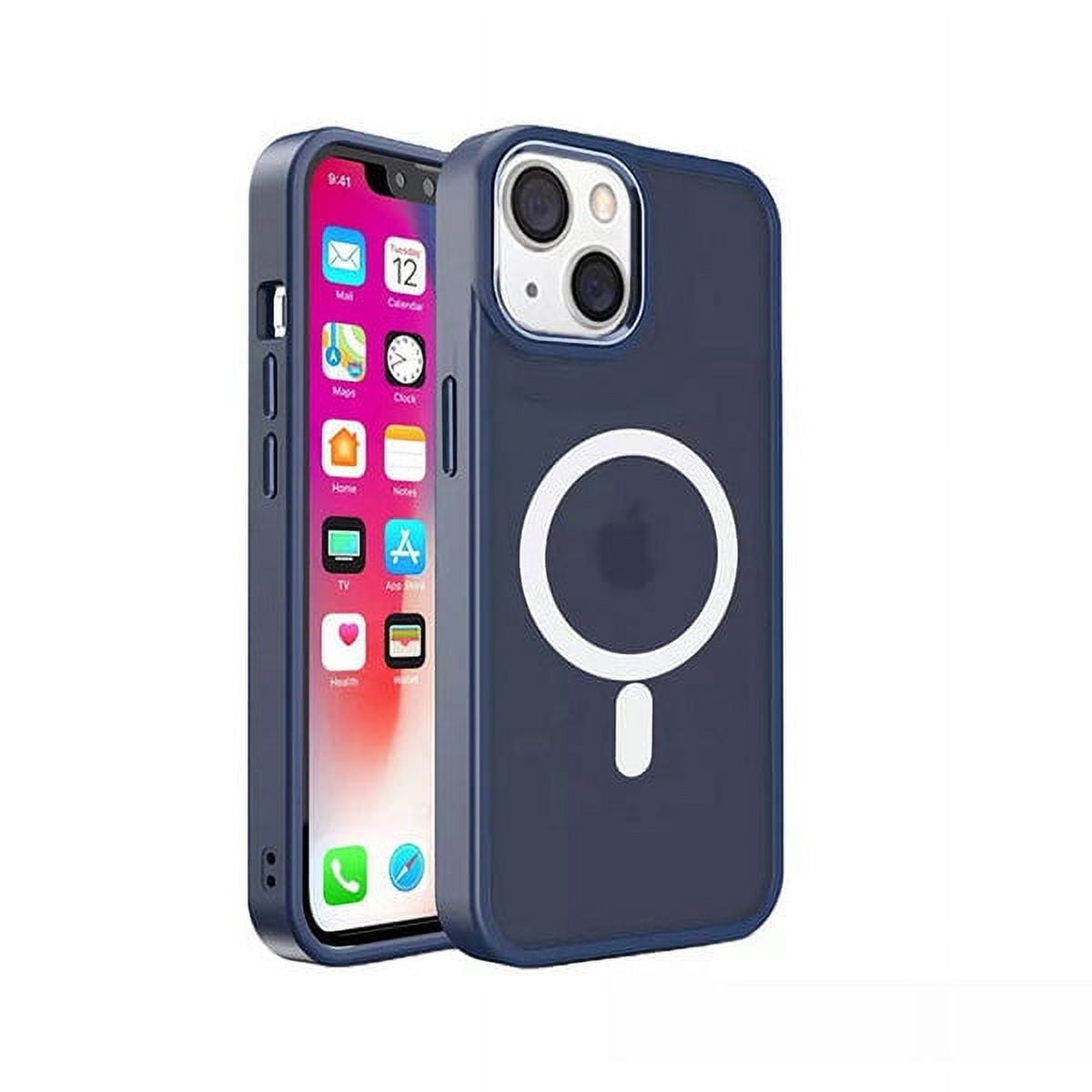 Strong Magnetic for iPhone 15 Case, [Compatible with Magsafe] [Military ...