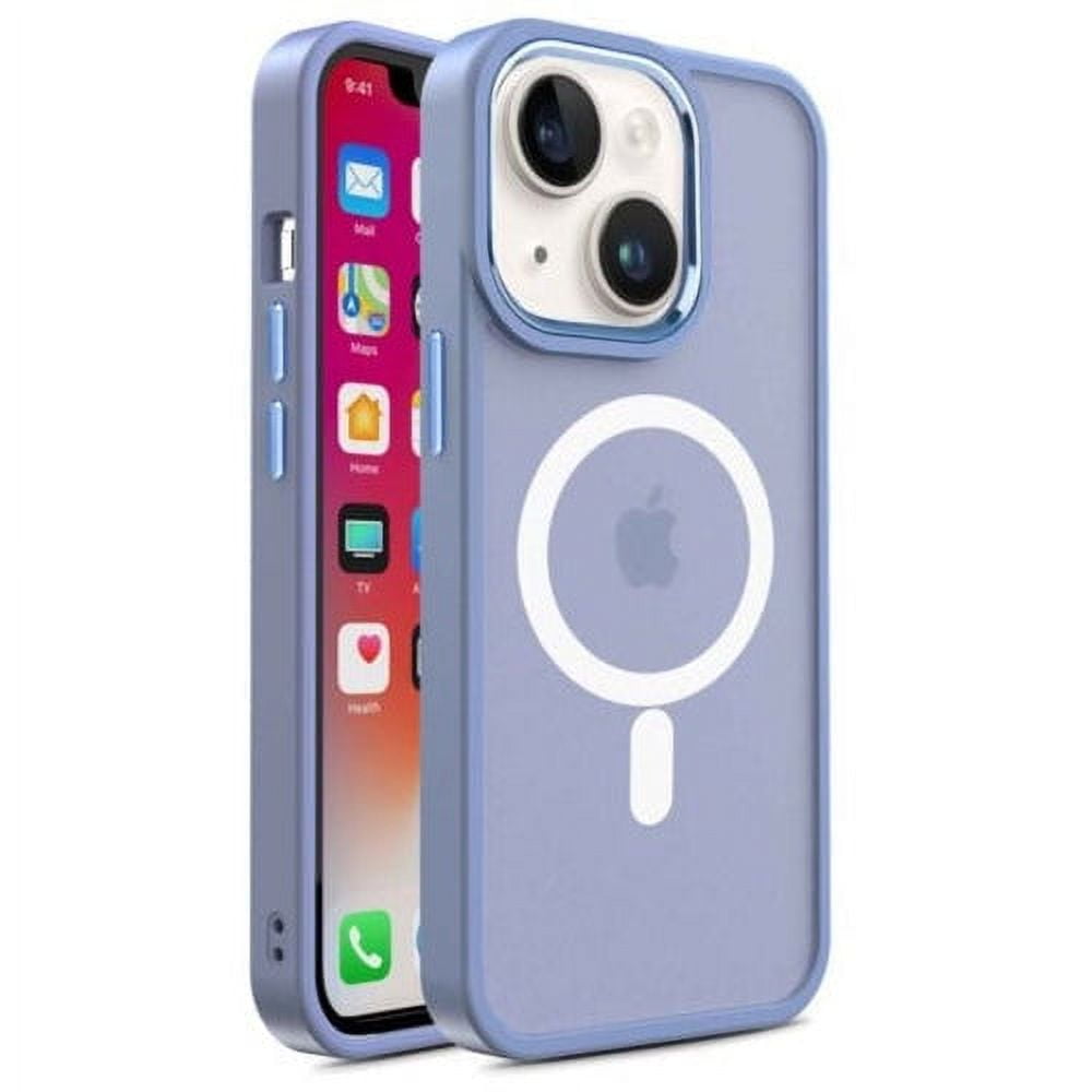 Strong Magnetic for iPhone 15 Case, [Compatible with Magsafe] [Military ...