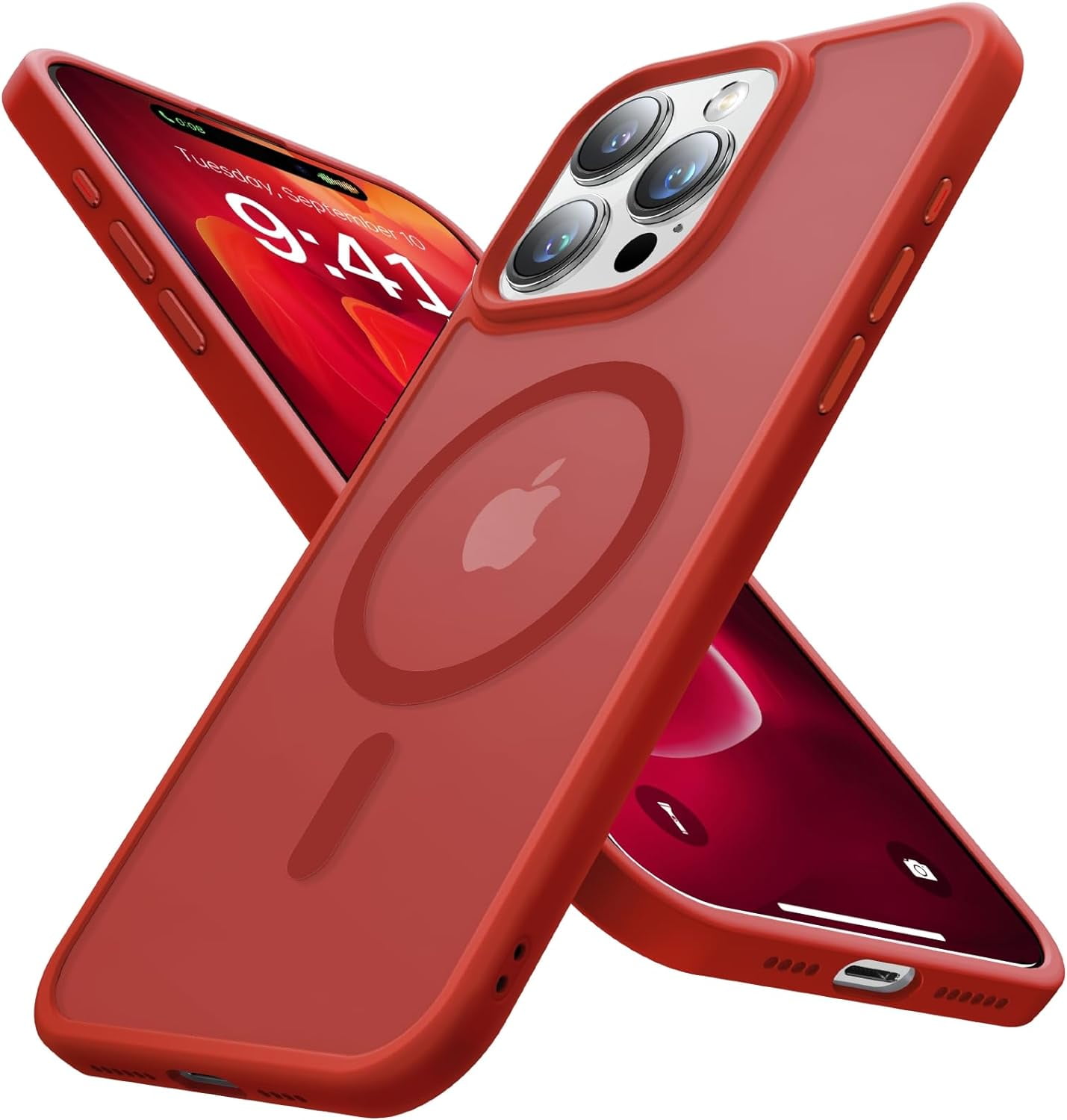 Strong Magnetic for iPhone 15 Pro Max Case, [Compatible with MagSafe ...