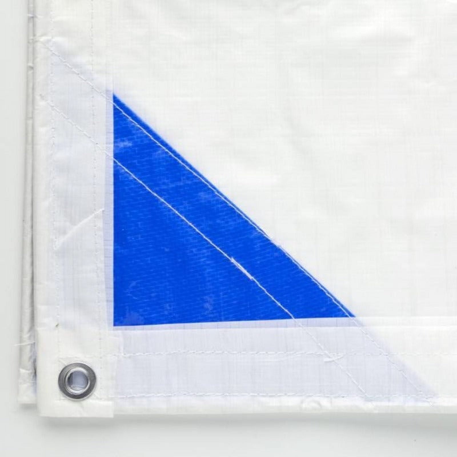 Strong Man HD1520 Heavy-Duty Construction Tarp White Polyethylene, Fire ...