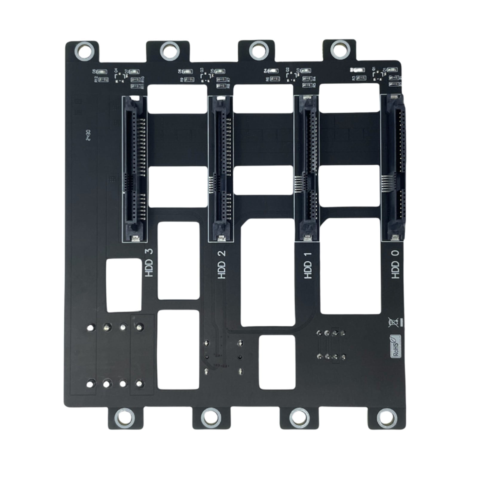 Strong Metal Enclosure Backplanes For 4 Bays SFF8643 Port 6Gbps ...