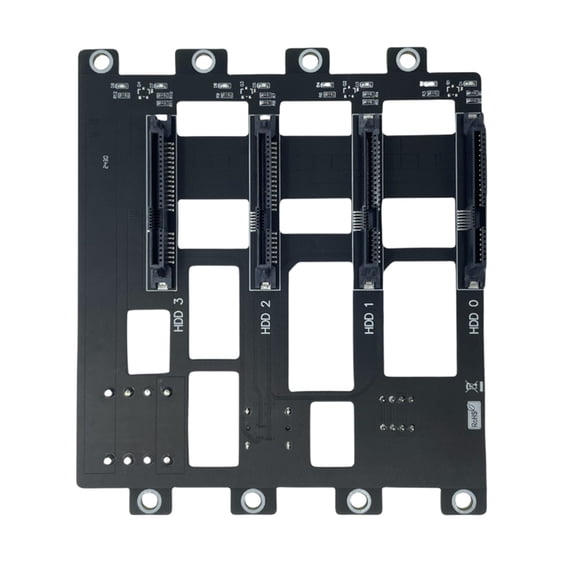 Strong Metal Enclosure Backplanes For 4 Bays SFF8643 Port 6Gbps ...
